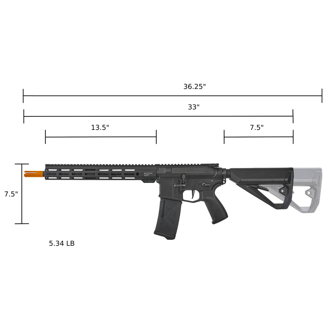 ARCTURUS Sword® MOD1 Carbine 13.5" AEG LITE ME™ – Arcturus Tactical