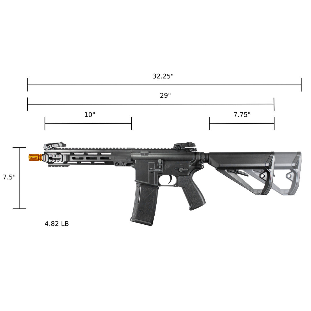 ARCTURUS LWT MK-I CQB 10" AEG SPORT Black Starter Pack – Arcturus Tactical